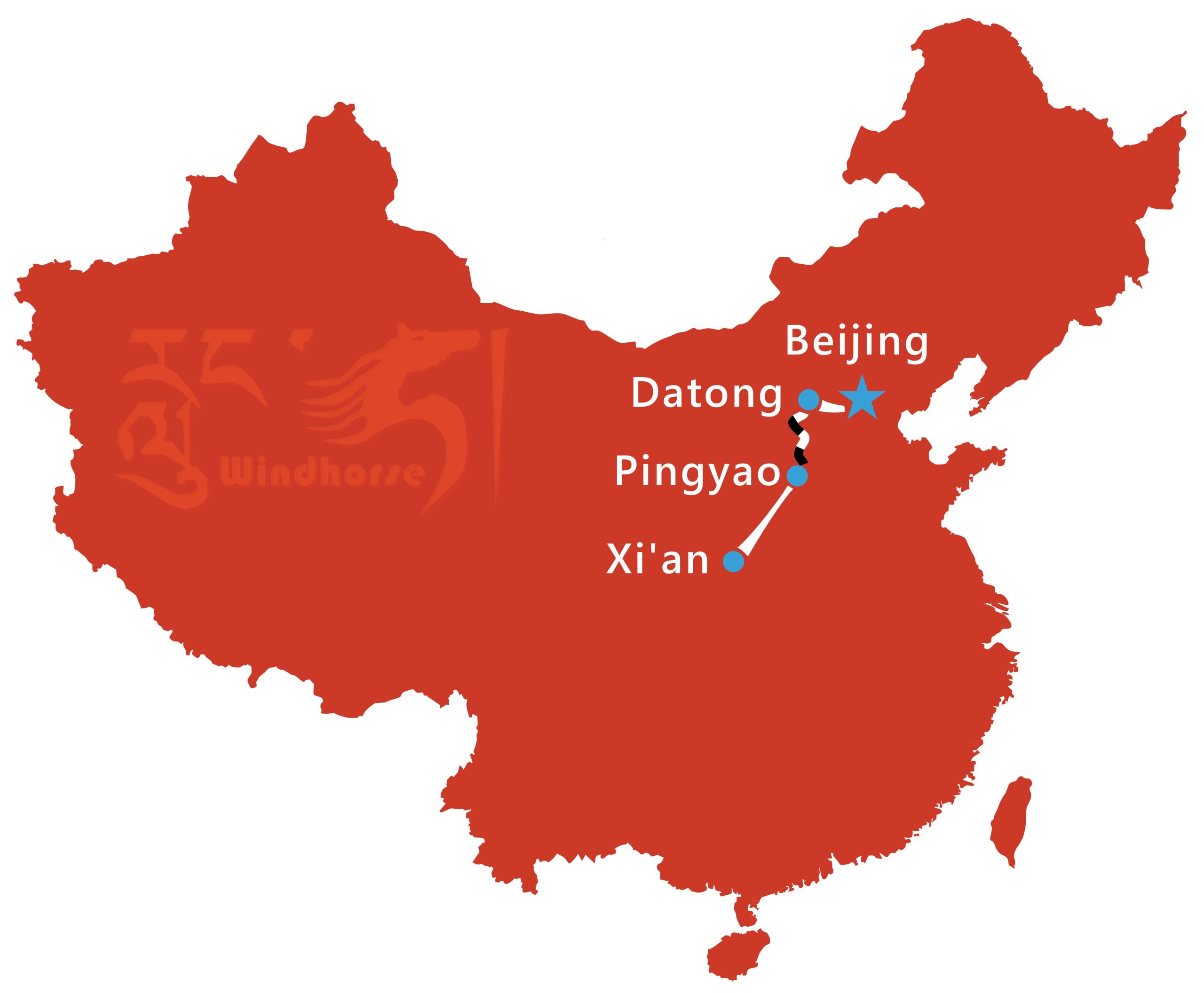 Datong China Map Download China