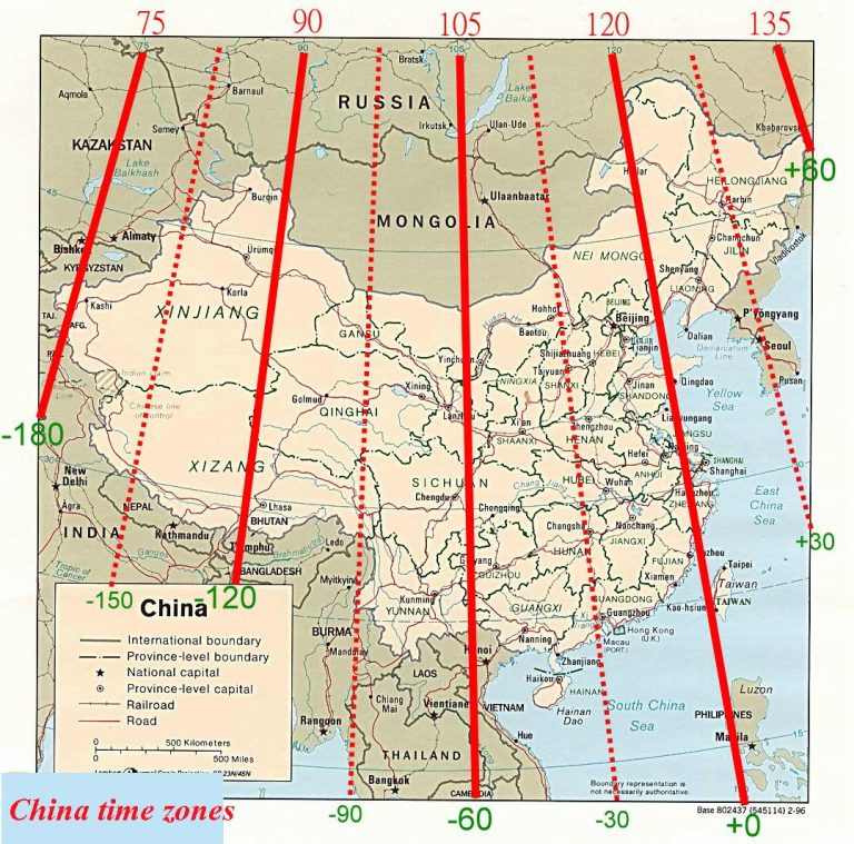 China Travel Tips - Time Zones in China | WindhorseTour